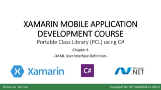 Xamarin.Forms Application UI XAML Definition | PPTX