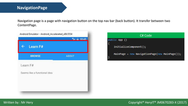 Xamarin.Forms Application UI XAML Definition | PPT