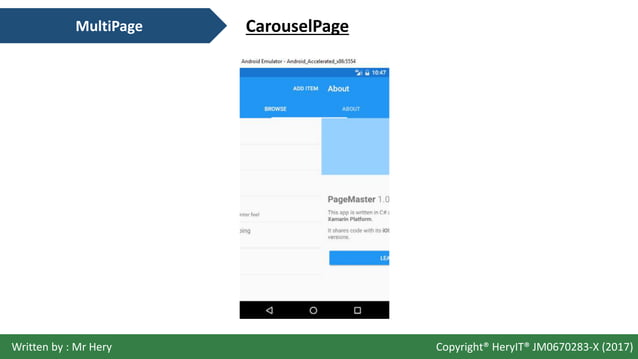 Xamarin.Forms Application UI XAML Definition | PPT
