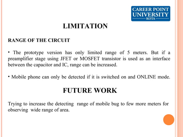 Smart Autonomous Mobile detector Robot | PPT