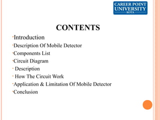 Smart Autonomous Mobile detector Robot | PPT