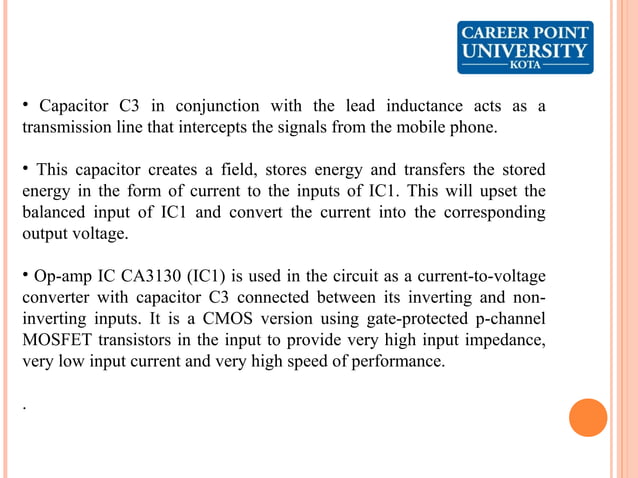 Smart Autonomous Mobile detector Robot | PPT