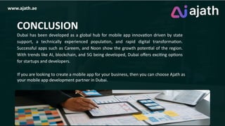 Mobile Development Dubai: Trends, Technologies & Business Impact | PPT