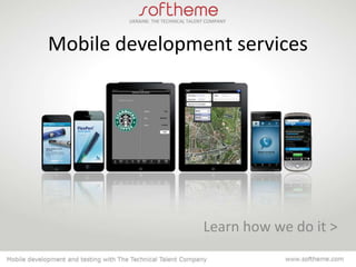 Mobile development services | PPTX