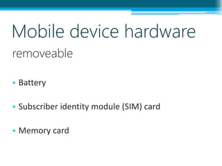 Mobile device | PPTX