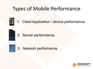 Mobile Device Client Application Performance Testing | PPTX