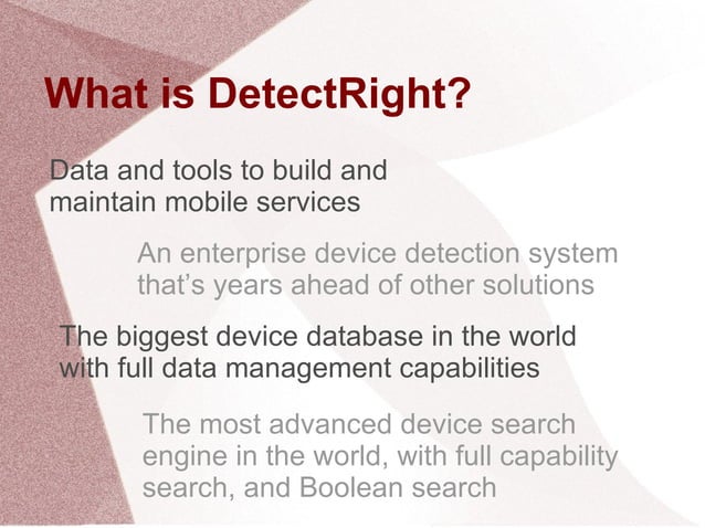 Mobile Device Detection Every Device Matters Ppt