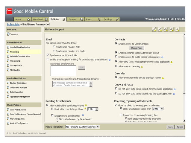 Mobile device management GFE | PPTX