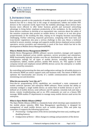 Mobile Device Management (MDM) | PDF