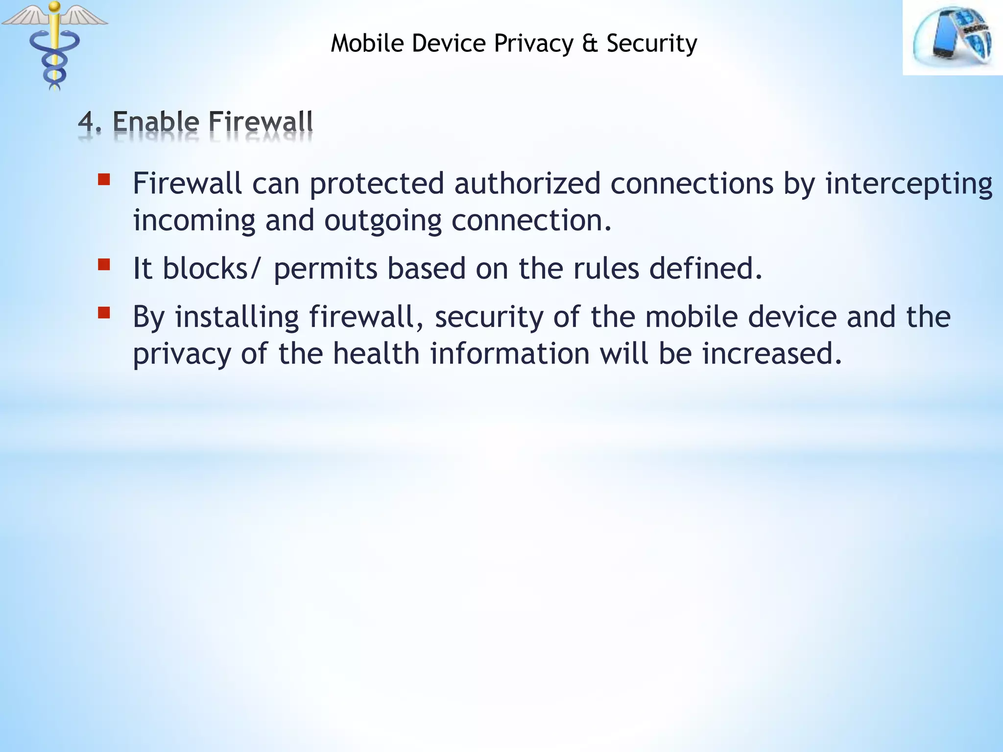 Mobile device privacy and security | PPTX