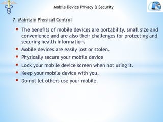 Mobile device privacy and security | PPTX