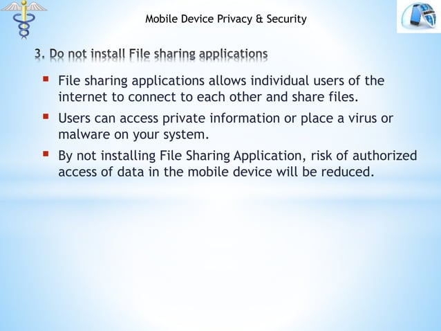 Mobile device privacy and security | PPTX