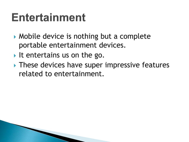 Mobile devices | PPTX