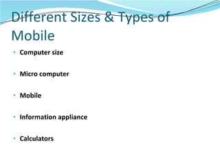 Mobile devices ppt | PPT