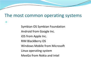 Mobile devices ppt | PPT