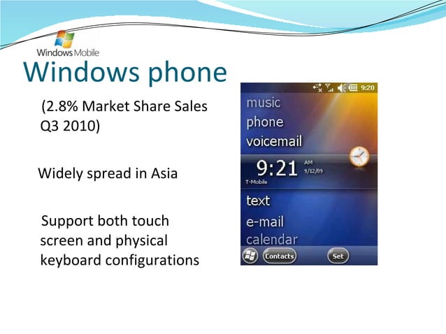 Mobile devices ppt | PPT | Operating Systems | Computer Software and ...