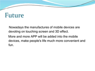 Mobile devices ppt | PPT
