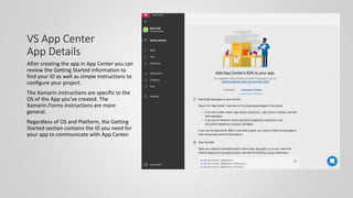 Building Mobile Apps With Xamarin and Visual Studio App Center | PPT