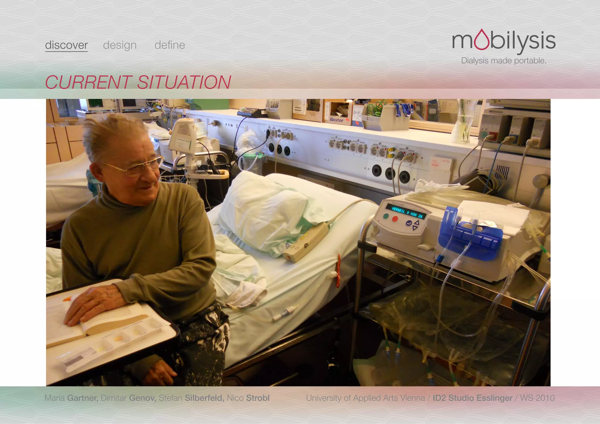 Mobilysis - dialysis made portable. (Mobile dialysis design concept) | PDF