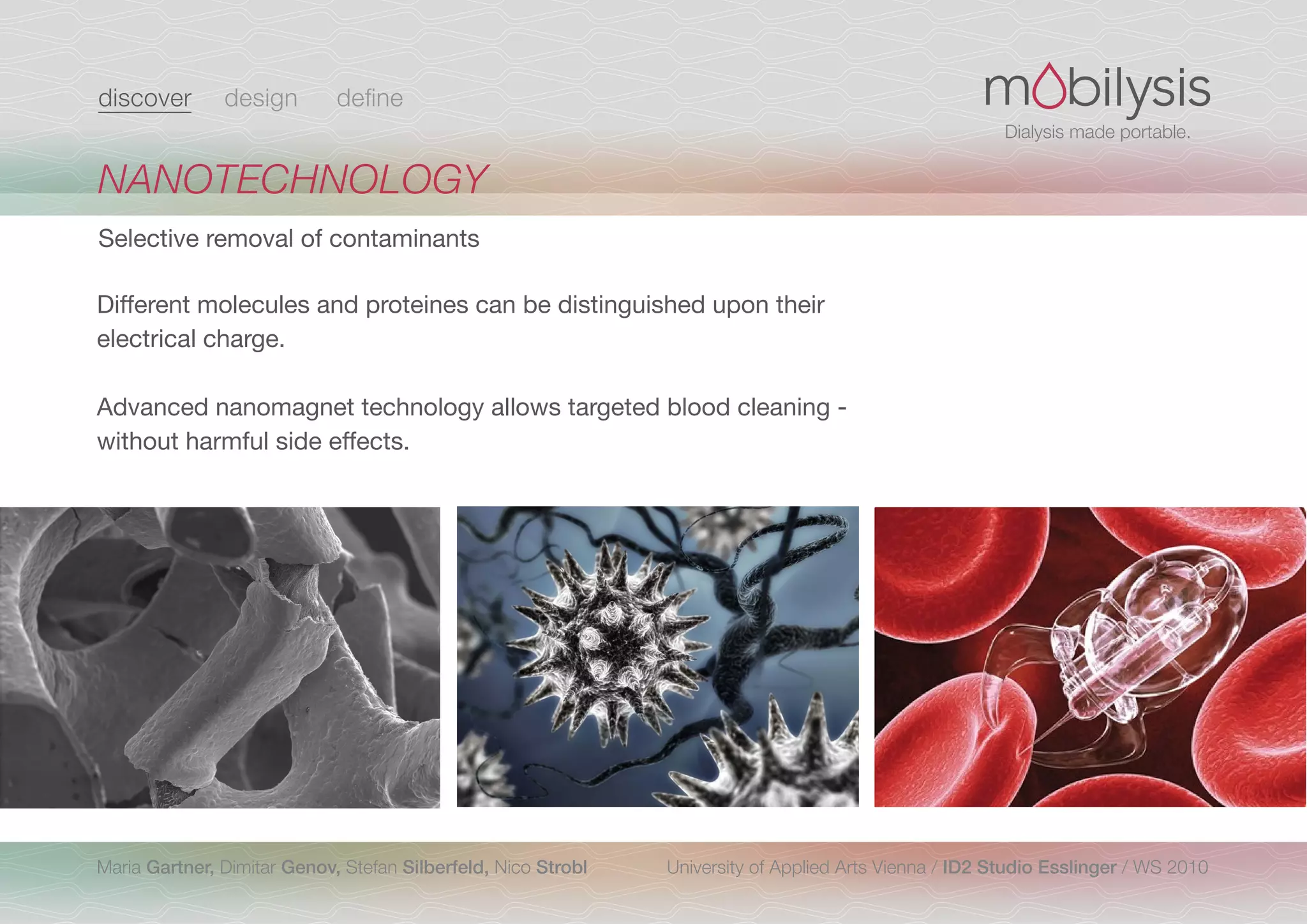 Mobilysis - dialysis made portable. (Mobile dialysis design concept) | PDF