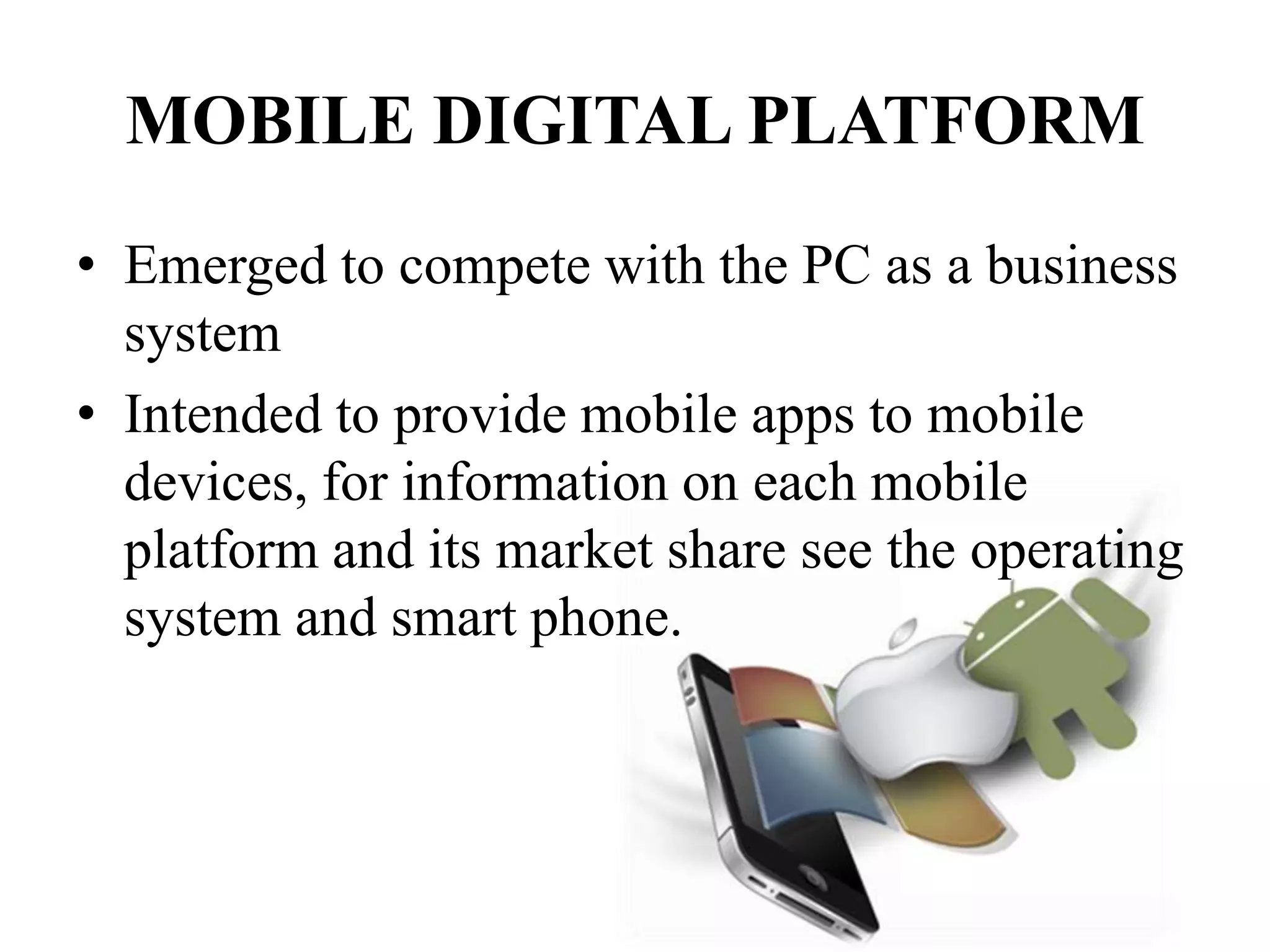 Cloud Computing & Mobile digital platform | PPTX