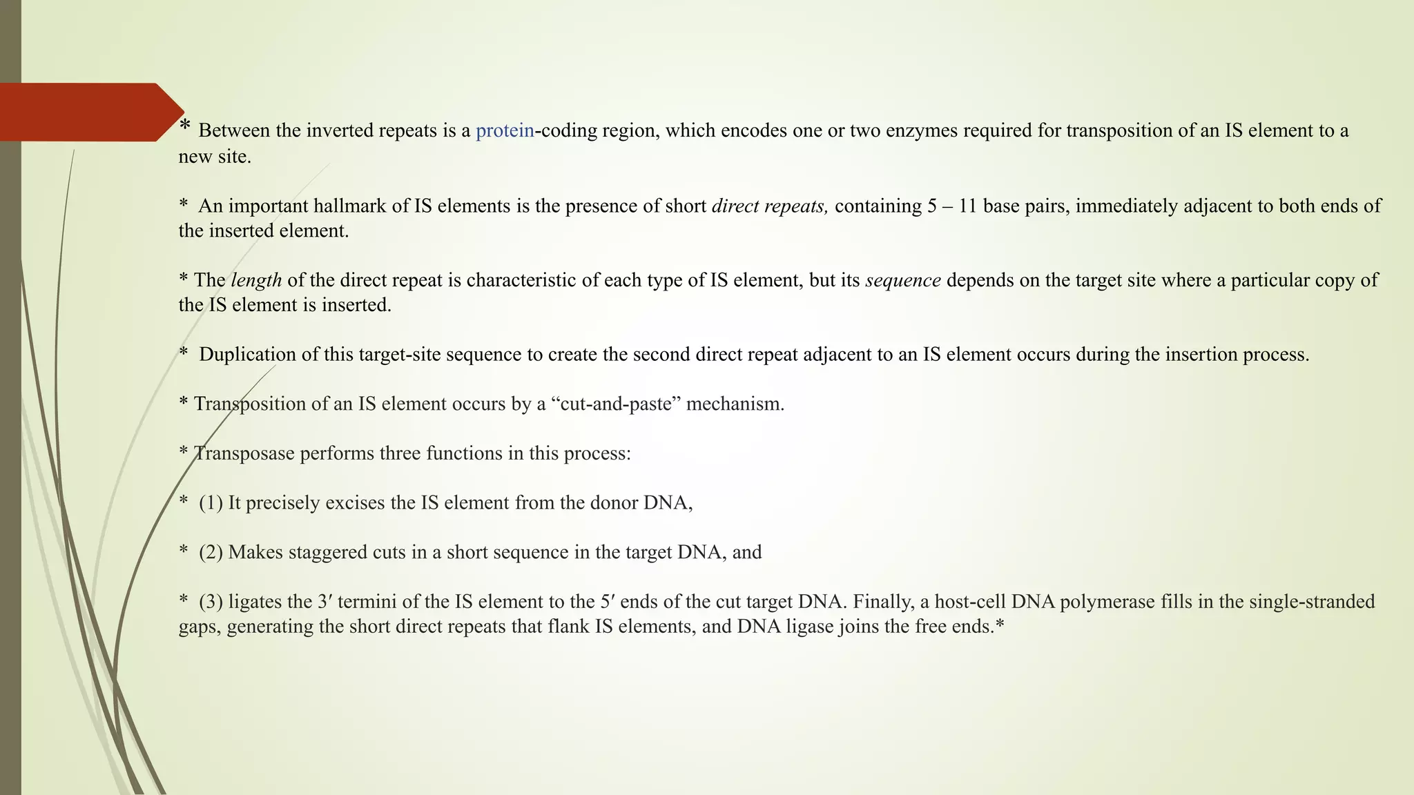 Mobile DNA elements | PDF