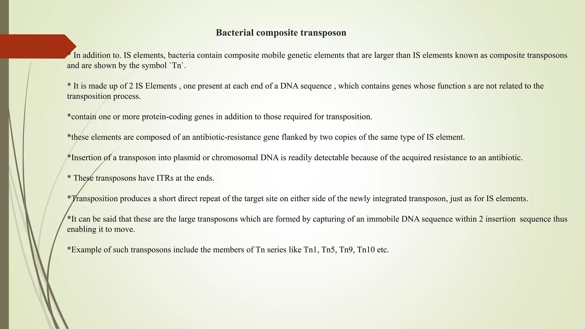 Mobile DNA elements | PDF
