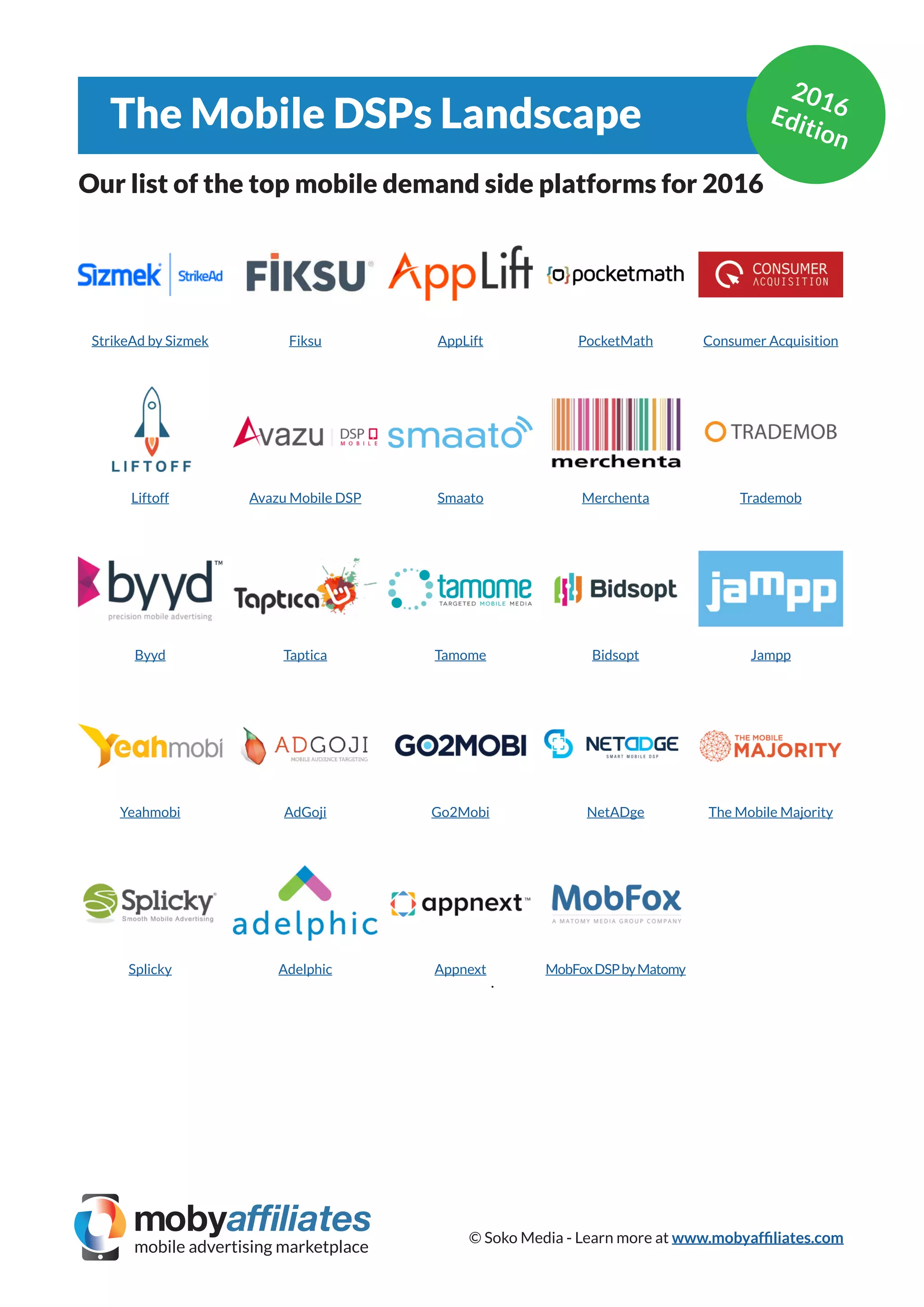 Mobile DSPs Landscape | PDF