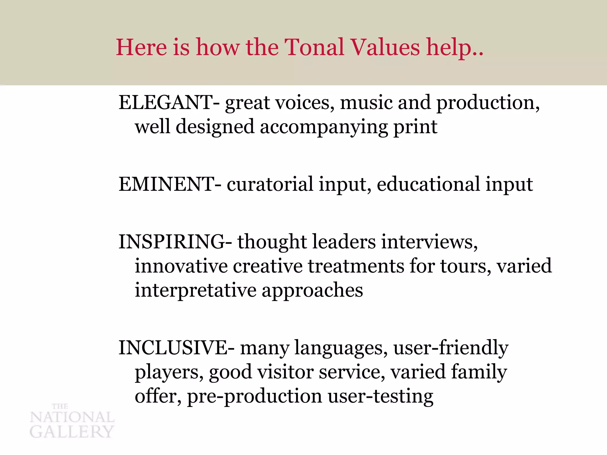 A mobile ecosystem for museums | PPT | Digital Audio | Computer ...