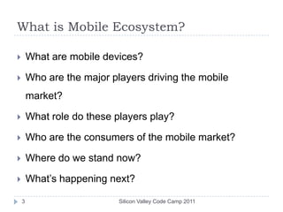Mobile Ecosystem | PPTX