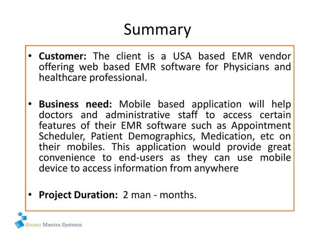 Mobile based EMR | PDF | Operating Systems | Computer Software and Applications