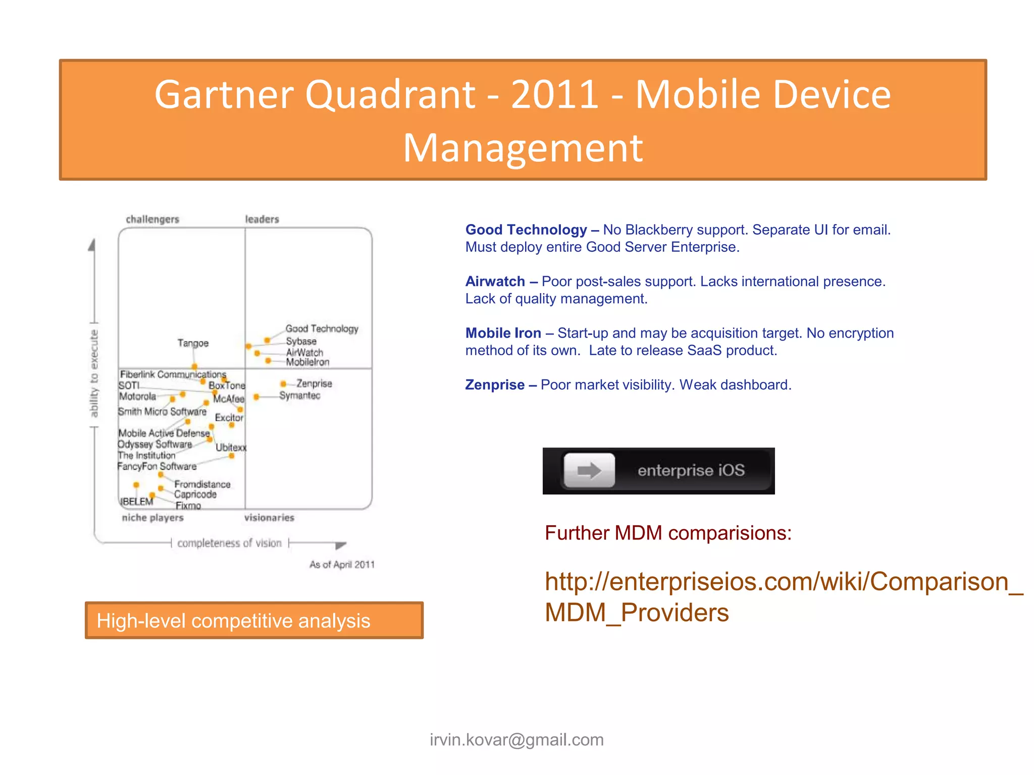 Mobile enterprise overview v6 | PPT