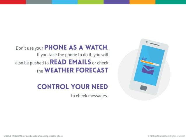 Mobile etiquette: do's and don'ts when using a mobile phone | PDF ...