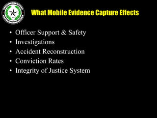Mobile Evidence Capture | PPT | Data Storage and Warehousing | Computing
