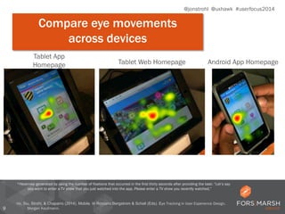 Eye Tracking the User Experience of Mobile: What You Need To Know | PDF ...
