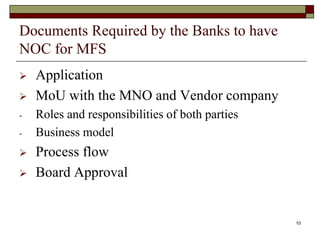 Mobile financial services overview policy and current scenario | PDF