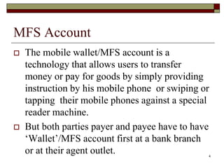 Mobile financial services overview policy and current scenario | PDF