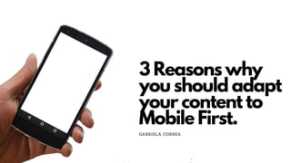 Mobile first | PPTX