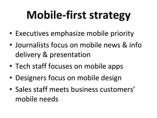 Mobile-First Strategy | PPT | Business | Business and Finance