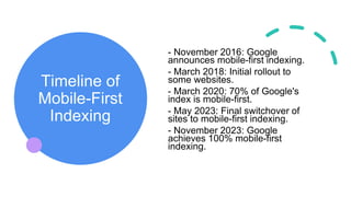 Mobile-First Indexing SEO 2023: Implications and Strategies | PPT