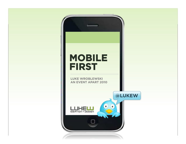Luke Wroblewski: Mobile First | PDF