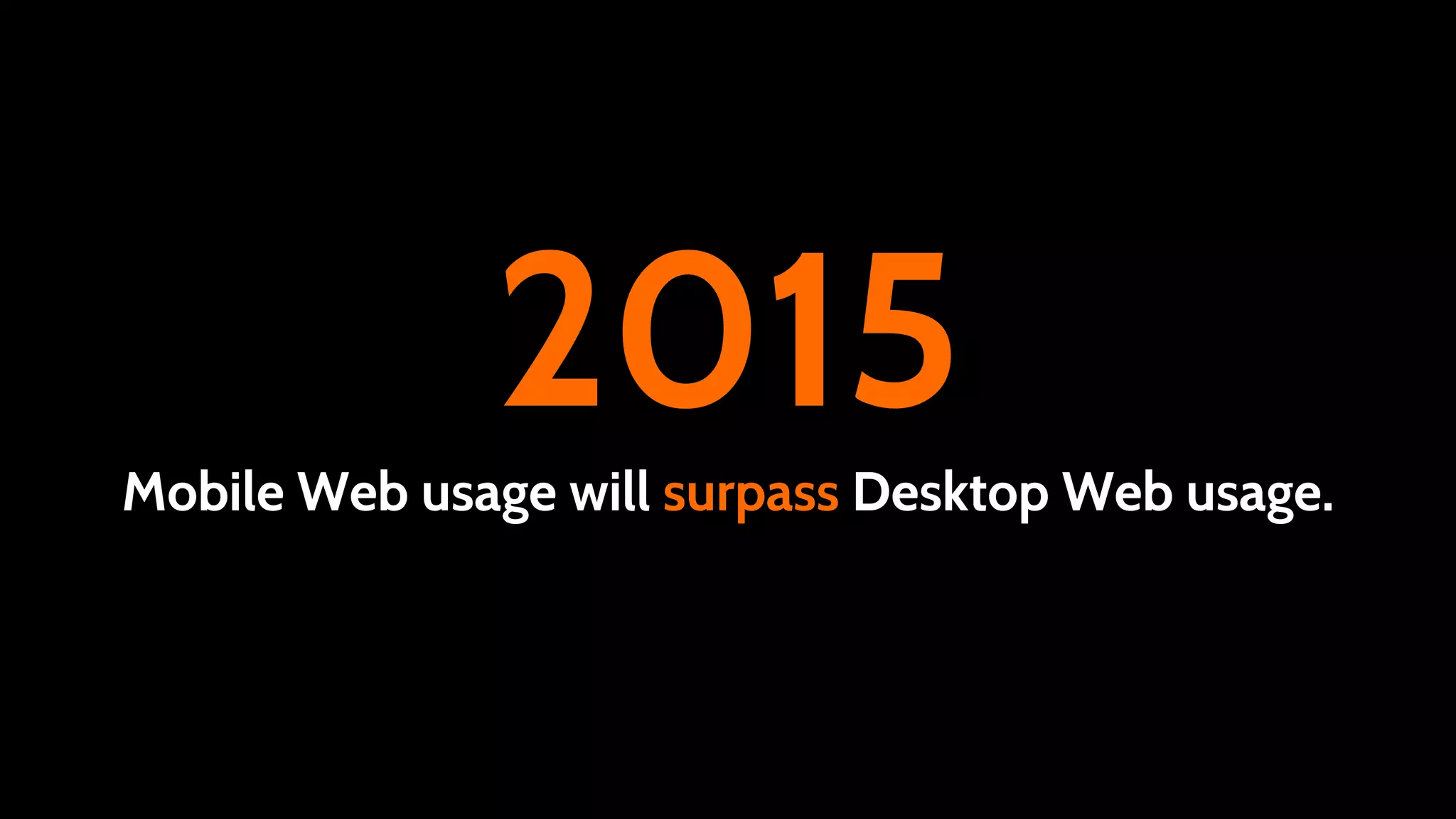 Mobile first responsive web design | PPT