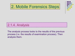 Mobile forensics | PPT