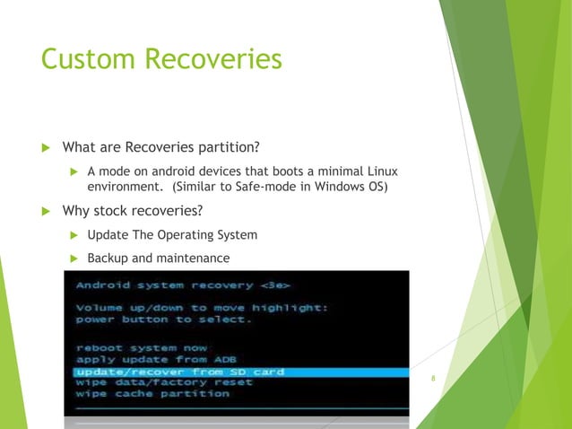 Android Mobile forensics with custom recoveries | PPTX