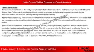 Mobile Forensic Webinar by Forensic Academy | PDF | Operating Systems | Computer Software and ...