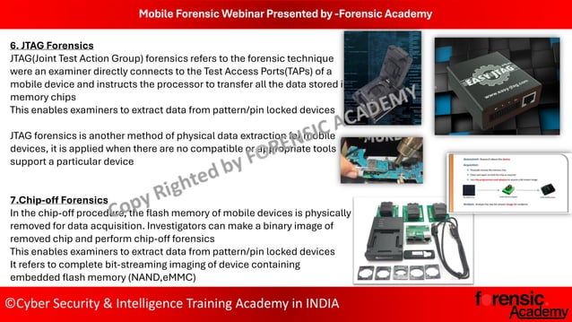 Mobile Forensic Webinar by Forensic Academy | PDF | Operating Systems | Computer Software and ...
