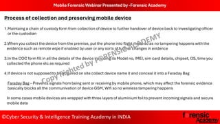 Mobile Forensic Webinar by Forensic Academy | PDF | Operating Systems ...