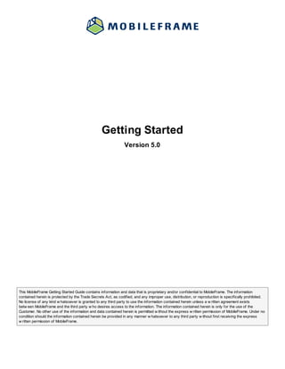 Mobile frame getting started guide v5 0 | PDF