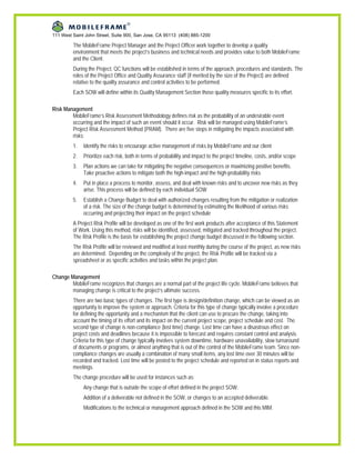 Mobile frame implementation methodology | PDF