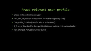 Mobile fraud detection using neural networks | PPTX